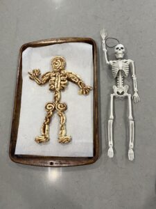 Cinnamon Roll Skeleton - White Oak Shop
