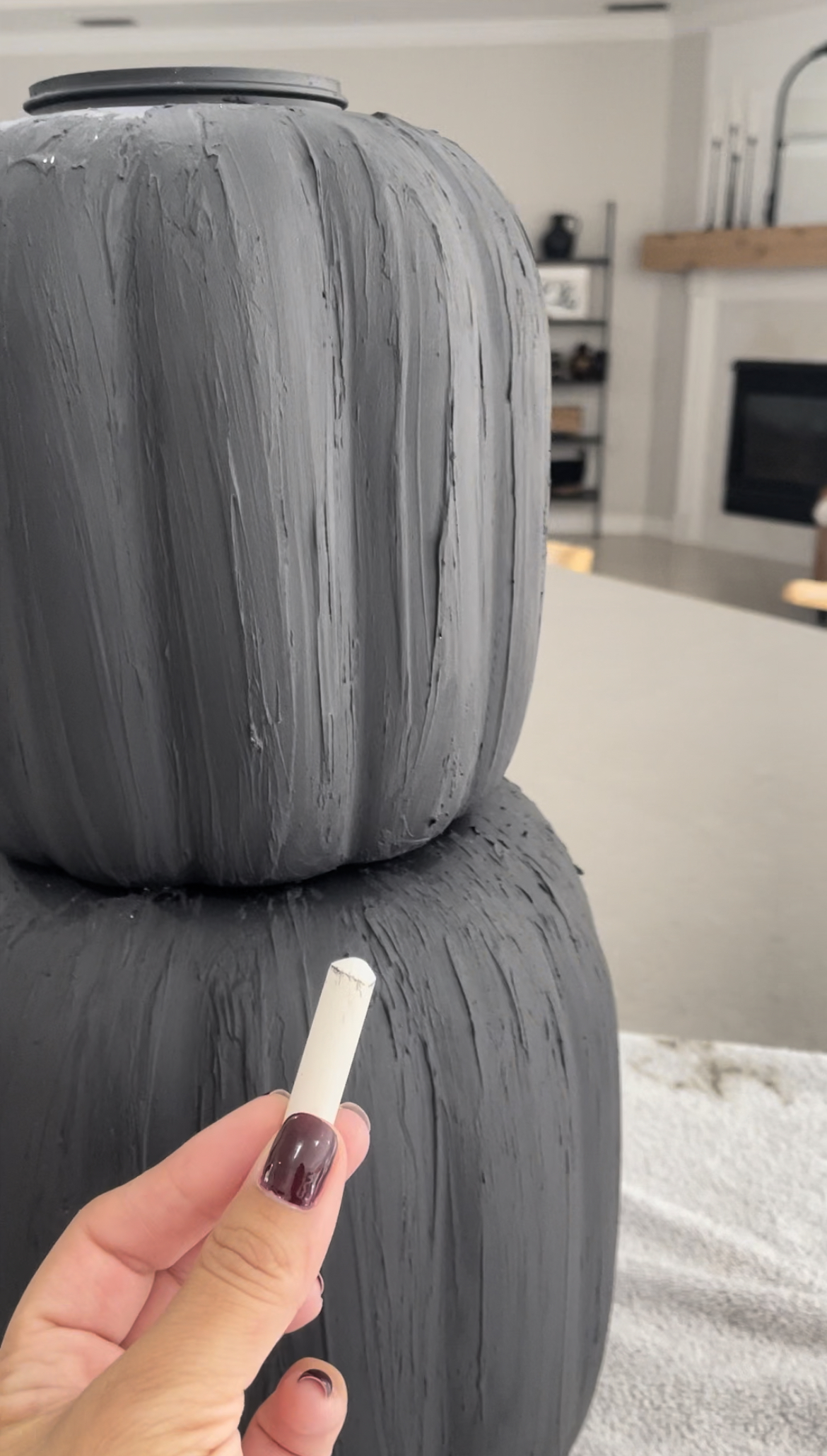 Dollar Tree Stacking Pumpkins Get a Modern Makeover - White Oak Shop