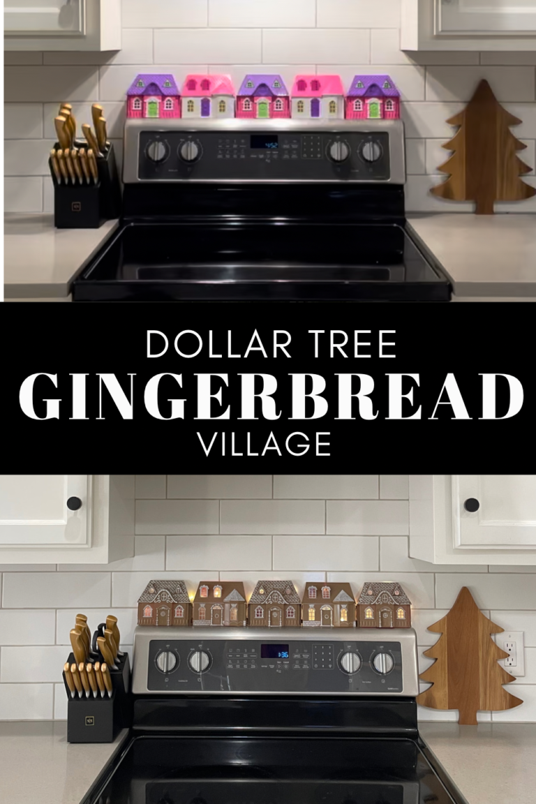 Gingerbread Dreams on a Budget: Dollar Tree Tutorial - White Oak Shop